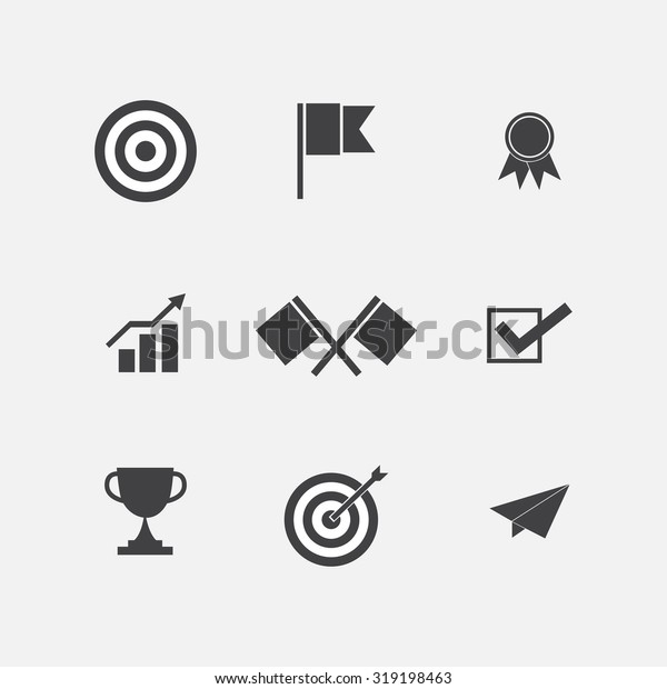 Success Icon Set Design Stock Vector (Royalty Free) 319198463