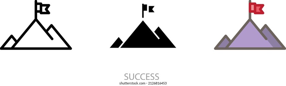 Success Icon Vector Illustration Stock Vector (Royalty Free) 2126816453 ...