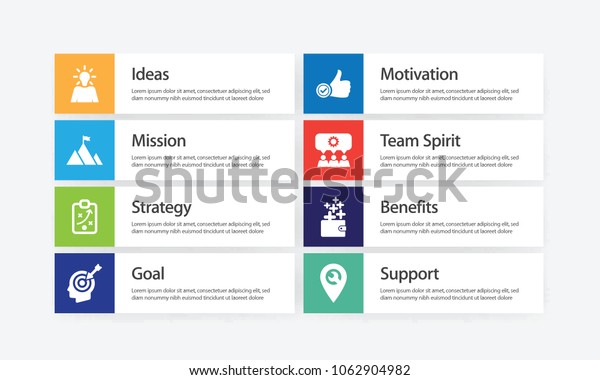 Success Infographic Icon Set Stock Vector (Royalty Free) 1062904982 ...