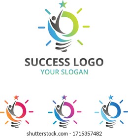 Success Logo Design Life Success Logo Stock Vector (Royalty Free ...