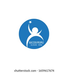 Success People Icon Symbol Vector Template Stock Vector (Royalty Free ...