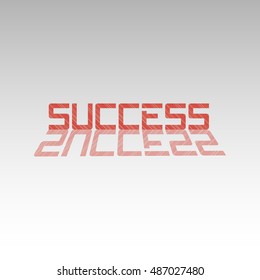 Success Tag Mirror Shadow Stock Vector (Royalty Free) 487027480 ...