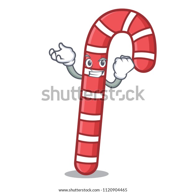 Successful Candy Canes Character Cartoon Stock Vector (Royalty Free ...