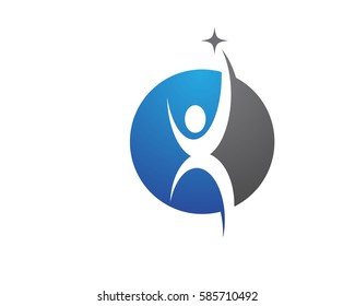 Successful People Logo: vector de stock (libre de regalías) 585710492 ...