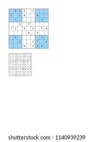 Sudoku Game 2311 Stock Vector (Royalty Free) 1140939239 | Shutterstock