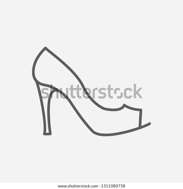 Suede Icon Line Symbol Isolated Vector Stock Vector (Royalty Free ...