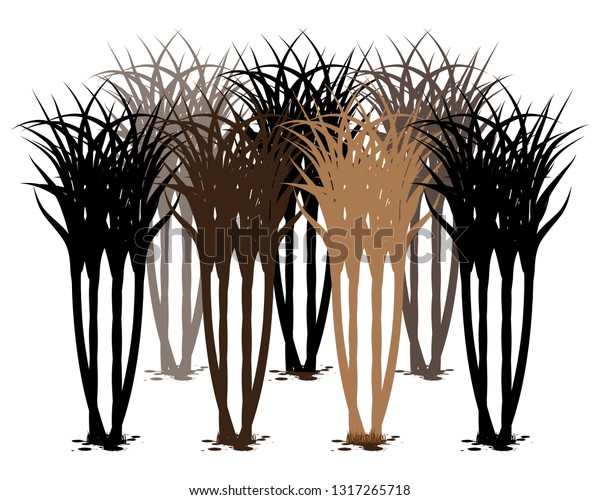 Sugar Cane Plant Vector Design Stock Vector (Royalty Free) 1317265718 ...