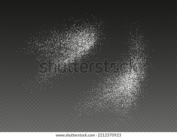 Sugar Powder Splash Flying Salt Baking Stock Vector (Royalty Free ...
