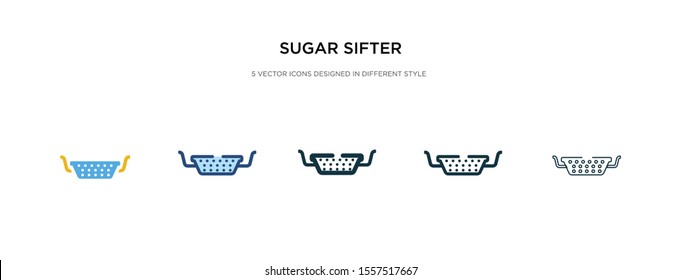 Sugar Sifter Icon Different Style Vector Stock Vector (Royalty Free ...
