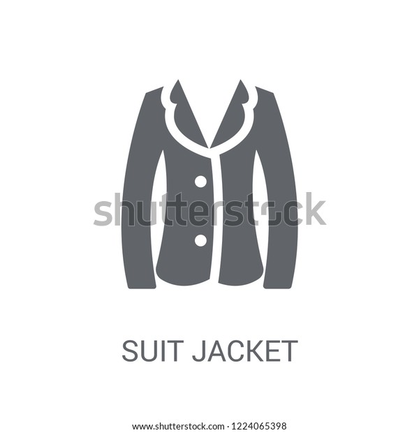 Suit Jacket Icon Trendy Suit Jacket Stock Vector (Royalty Free ...