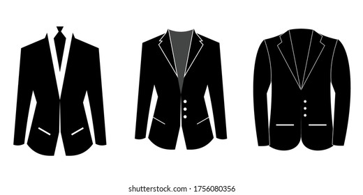 Suit Vector Illustration White Background Stock Vector (Royalty Free ...