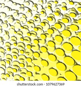 Sulfur Yellow Abstract 3d Dot Pattern Stock Vector (Royalty Free ...