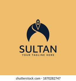 Sultan Guru Logo Design Arab Head Stock Vector (Royalty Free) 1870282747 | Shutterstock