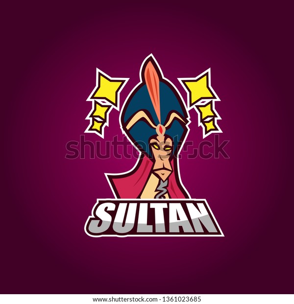 Sultan Mean King E Sport Logo Stock Vector (Royalty Free) 1361023685 ...