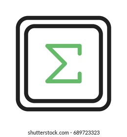 Summation Symbol Stock Vector (Royalty Free) 689723323 | Shutterstock