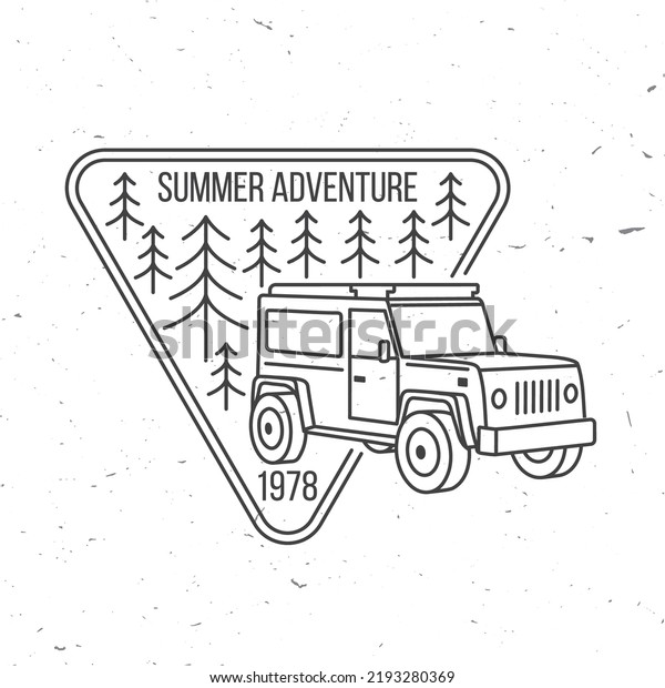 Summer Adventure Vector Illustration Concept Shirt Stock Vector ...