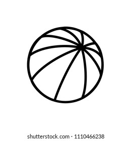 Summer Ball Vector Illustration Stock Vector (Royalty Free) 1110466238 ...