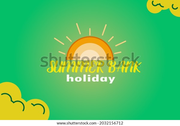 Summer Bank Holiday Vector Image Stock Vector (Royalty Free) 2032156712 ...