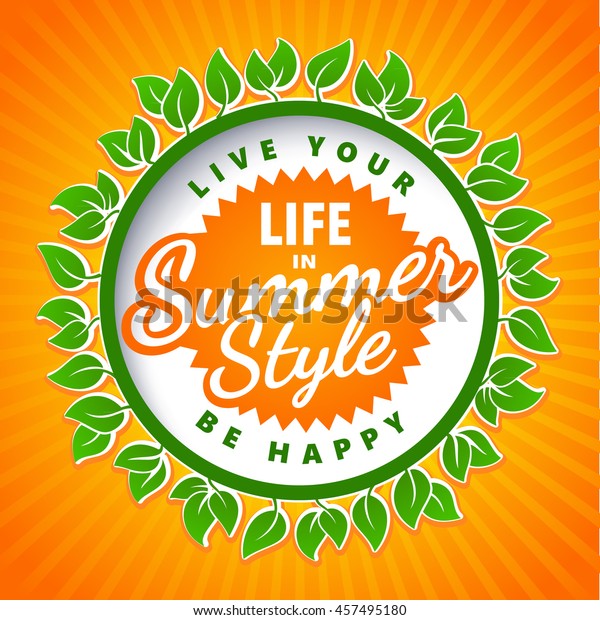 Summer Letterhead Design Component Travel Agency Stock Vector (Royalty ...