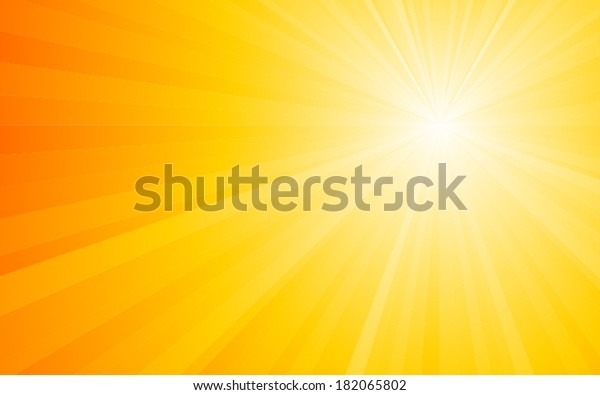 Summer Orange Color Background Sun Light Stock Vector (Royalty Free ...