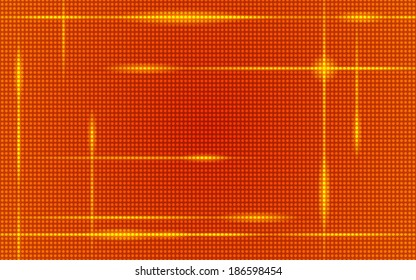 Summer Orange Light Led Screen Background Stock Vector (Royalty Free ...