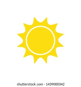 Summer Sun Icon Vector Illustration Stock Vector (Royalty Free ...