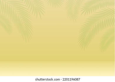 Summer Tropical Blank Background Your Design Stock Vector (Royalty Free ...