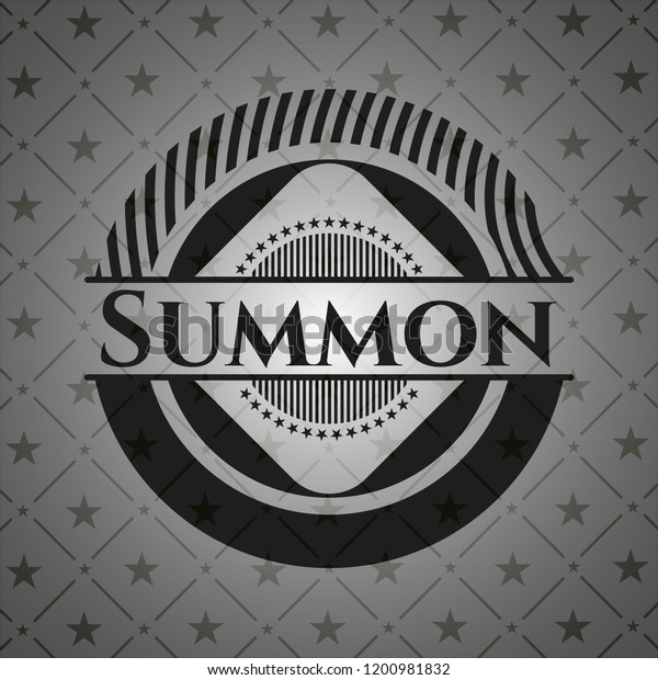 Summon Dark Emblem Retro Stock Vector (Royalty Free) 1200981832 ...