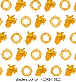 Sun Aztec Symbol Cacique Background Stock Vector (Royalty Free ...