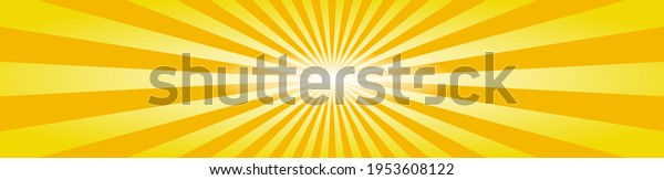 Sun Beam Vector Symbol Perfect Header Stock Vector (Royalty Free ...