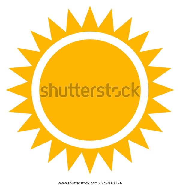 Sun Clipart Flat Sun Icon Stock Vector (Royalty Free) 572818024 ...
