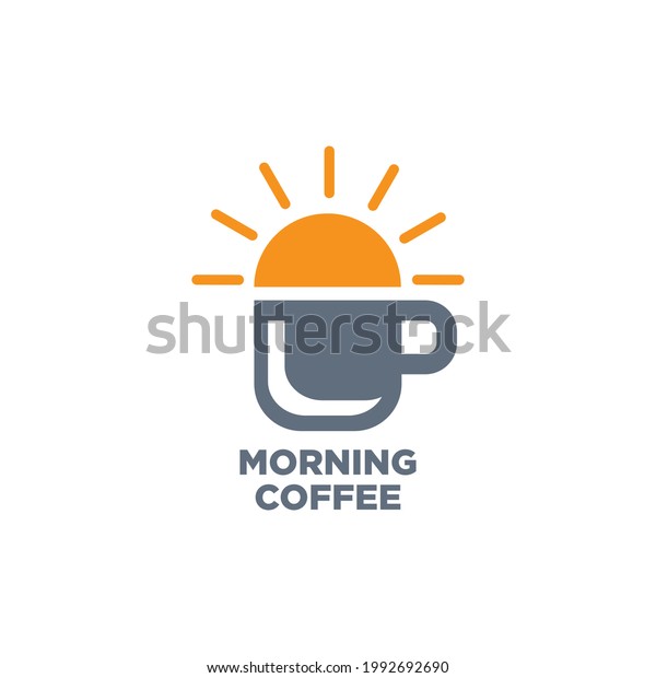 Sun Coffee Logo Design Geometry Stock Vector (Royalty Free) 1992692690 ...