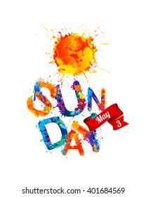Sun Day May 3 Stock Vector (Royalty Free) 401684569 | Shutterstock