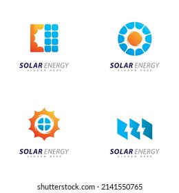 Sun Energy Logo Design Template Creative Stock Vector (Royalty Free ...