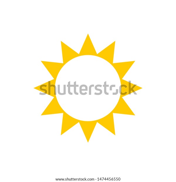 Sun Icon Sun Collection Logo Ico Stock Vector (Royalty Free) 1474456550 ...