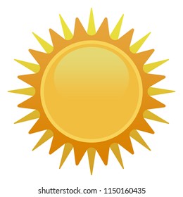 Golden Sun Clip Art Vector On: Stock-Vektorgrafik (Lizenzfrei ...