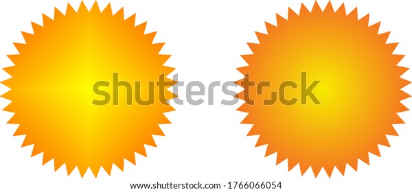 Sun Logo Company Logo Simple Shape Stock Vector (Royalty Free ...