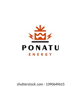 Sun Nature Power Logo Template Stock Vector (Royalty Free) 1390649615 ...