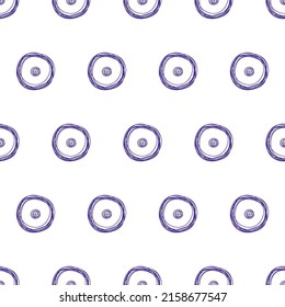 Sun Planet Sign Hand Drawn Blue Stock Vector (Royalty Free) 2158677547 ...