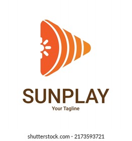 Sun Play Logo Template Can Be Stock Vector (Royalty Free) 2173593721 ...