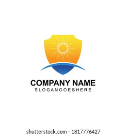 Christian Church Sun Logo Square Frame Stock Vector (Royalty Free ...