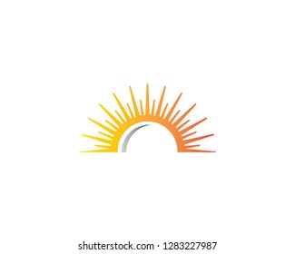 Sun Symbol Illustration Stock Vector (Royalty Free) 1283227987 ...