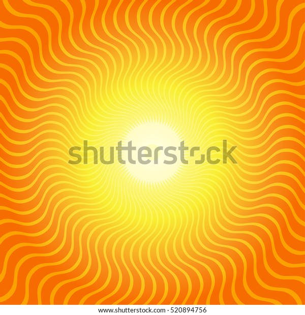 Sunburst Hot Heat Ray Background Vector Stock Vector (Royalty Free ...
