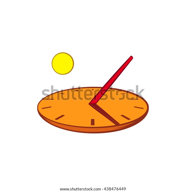 Sundial Icon Cartoon Style Stock Vector (Royalty Free) 438476449 ...