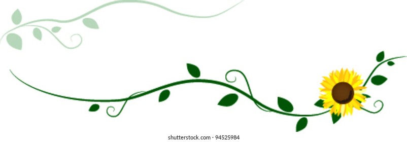 Sunflower Vines Images, Stock Photos & Vectors | Shutterstock