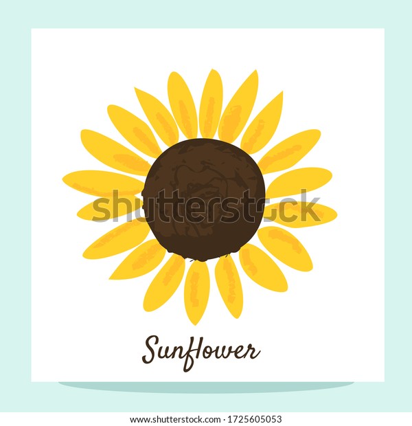 Sunflower Icon Isolated On White Background Stock Vector (Royalty Free ...