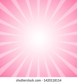 Pink Sun Rays Background Vector Stock Vector (Royalty Free) 1012290055