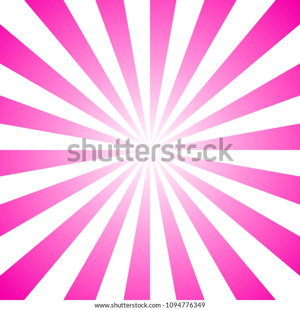 Sunlight Background Pale Pink Color Burst Stock Vector (Royalty Free ...