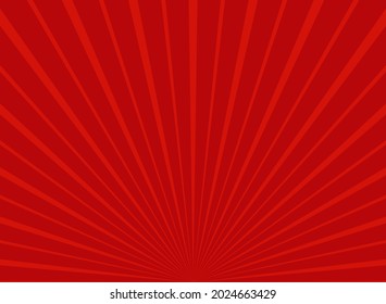 Sunlight Horizontal Background Red Color Burst Stock Vector (Royalty ...