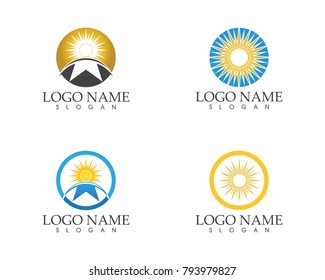 Sunlight Icon Logo Design Template Stock Vector (Royalty Free ...